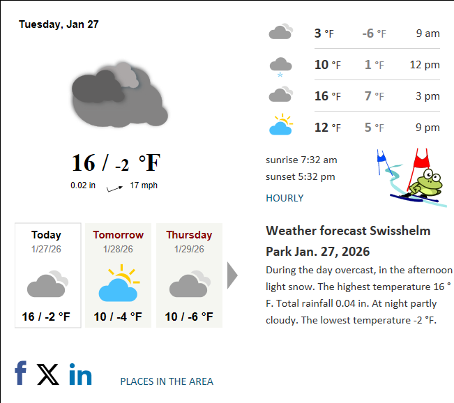 Weather Swisshelm Park, Pennsylvania, USA today - current weather ...